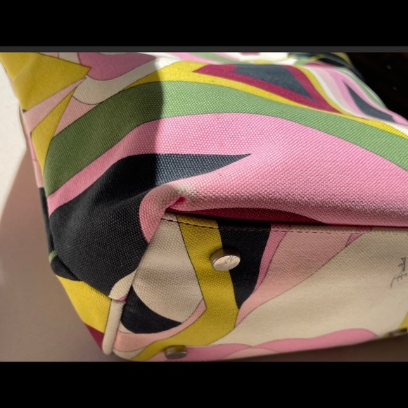 Emilio Pucci | Bags | Pucci 9s Canvas Mini Tote | Poshmark